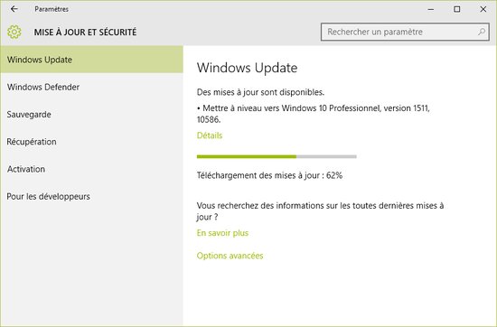 Windows 10 Threshold 2 : retour de la mise à jour et raisons Radio IceAge